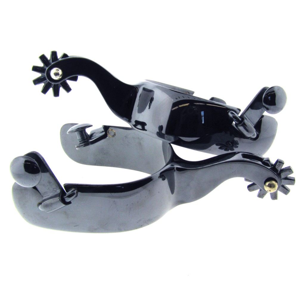 Plain Blued Steel Spurs | Harris Leather & Silverworks | Legendary ...